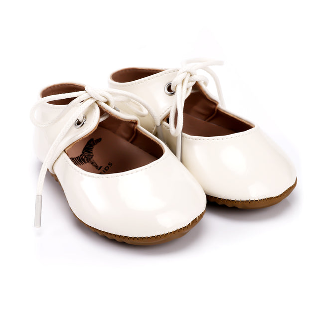 Zeebra Kids Shabbos Shoes – Tagged "Pearl"– Head Shoulders Toes & Bows