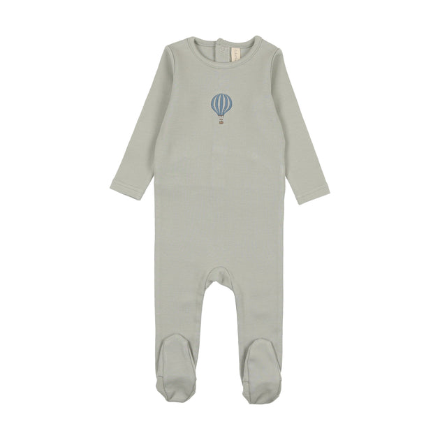 Lilette Single Hot Air Balloon Footie - Seafoam – Head Shoulders Toes ...