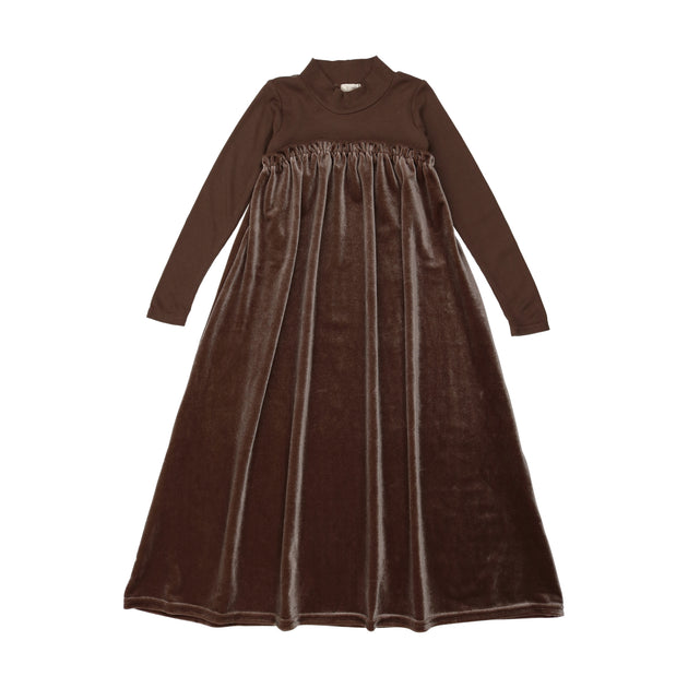 Lil Legs Velour Shabbos Robe - Long - Brown – Head Shoulders Toes & Bows