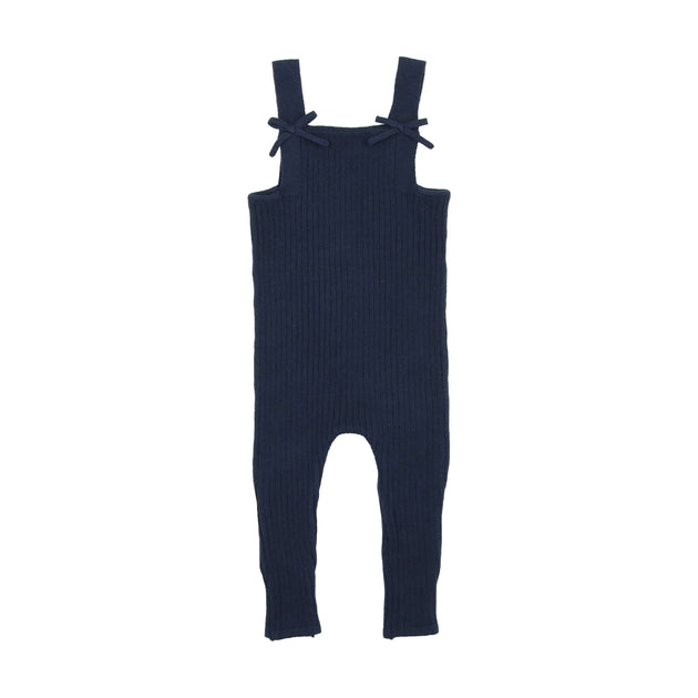 Lil Legs Knit Girls Overalls - Navy – Head Shoulders Toes & Bows
